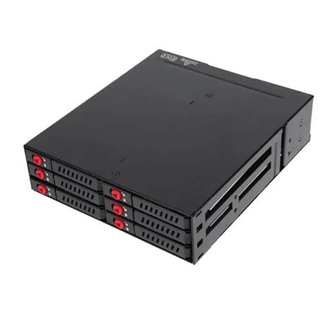 Oimaster 6 Bay Hard Disk Enclosure Rack Data Storage For 2 5 Sata Ssd