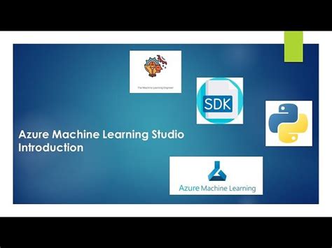 Free Video Azure Machine Learning Studio Introduction From The Machine Learning Engineer