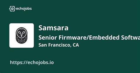 Samsara Is Hiring Senior Firmwareembedded Software Engineer Mcu Usd 156k 229k San