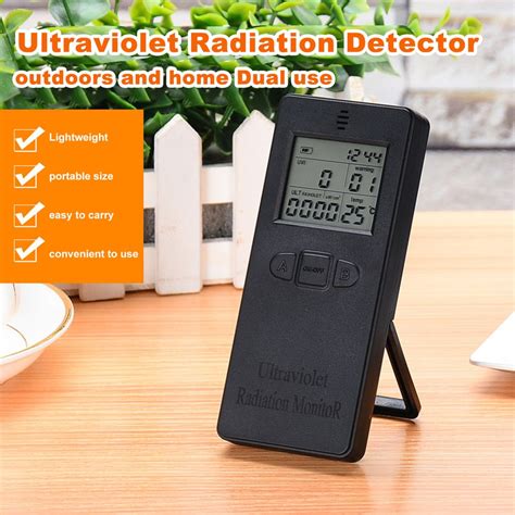 Digital Ultraviolet Radiation Detector Uv Uvi Mete Grandado