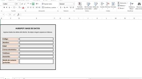 Cómo crear una base de datos eficiente en Excel utilizando formularios Cheque Formacion
