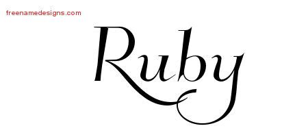 Ruby Archives Free Name Designs