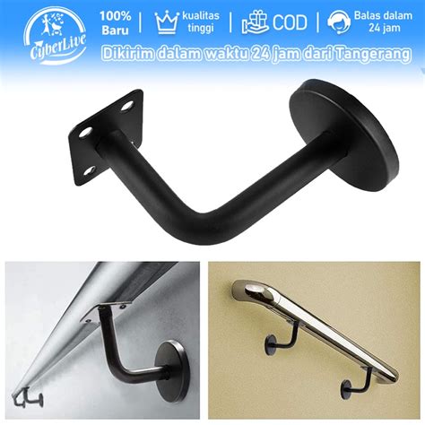Jual Handrail Wall Bracket Stainless 201 Tembok Penyangga Rail Tangga Shopee Indonesia