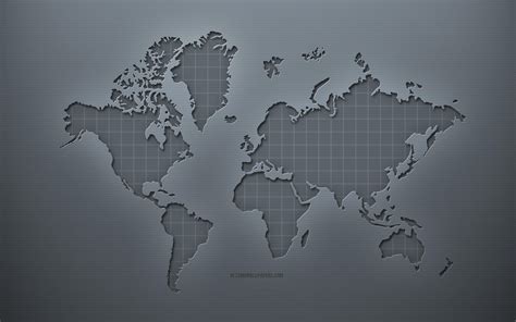 Gray World Map Wallpapers Top Free Gray World Map Backgrounds