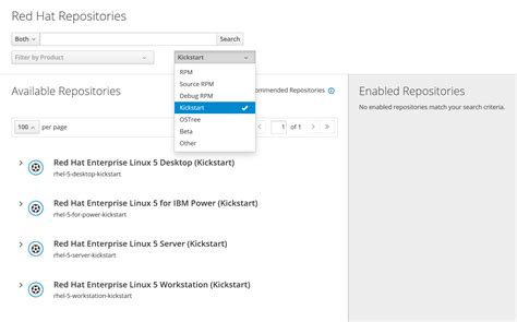The Search Filter On Red Hat Repositories Page On Satellite Gui Doesn T Give The Desired Results