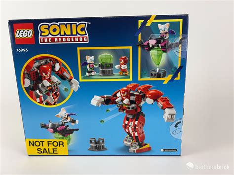 LEGO Sonic The Hedgehog 76996 Knuckles Guardian Mech Review SCHG 23 The Brothers Brick The
