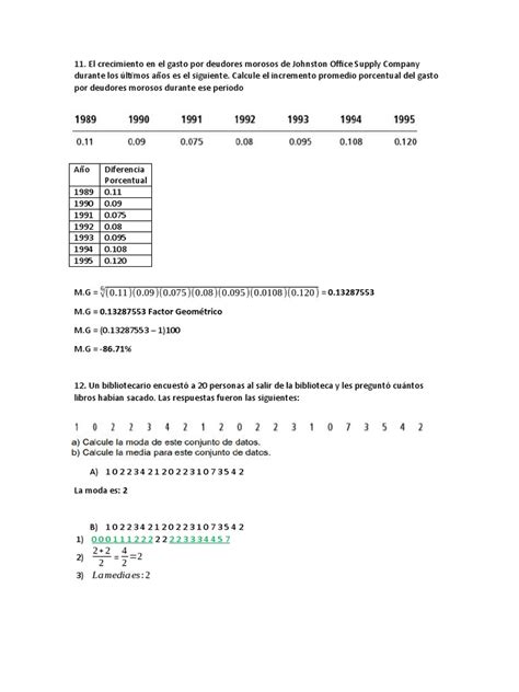 Ejercicio 11 Y 12 Pdf