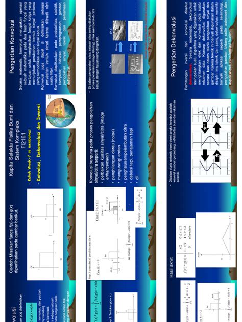 Fi2161 Week7 Konvolusi Dekonvolusi Inversi 6in1 Pdf