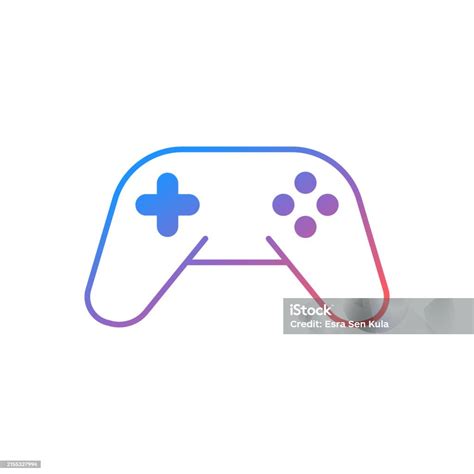 게임 패드 그라데이션 색상 실선 아이콘 디자인입니다 인포그래픽 웹 페이지 모바일 앱 Ui Ux 및 Gui 디자인에 적합합니다 Brand Name Video Game에 대한