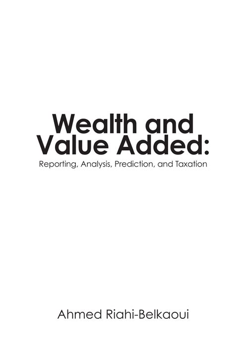 Pdf Usefulness Of Value Added Reporting A Review And Synthesis Of