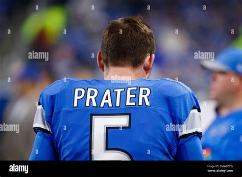 Detroit Lions Kicker Matt Prater Is Seen During An Nfl Football Game At