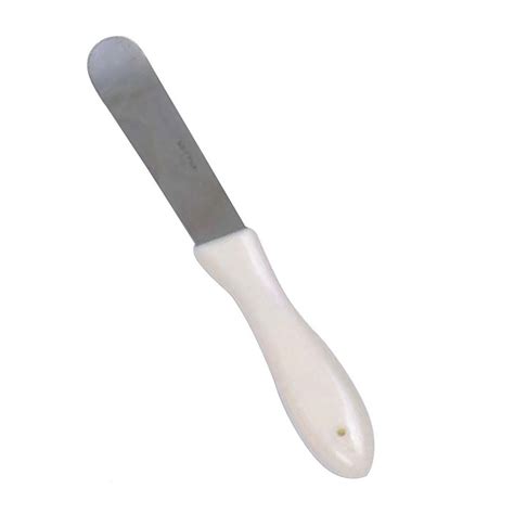 Mestra Curved Alginate Spatula Steel Manufacturing Rounded Shape