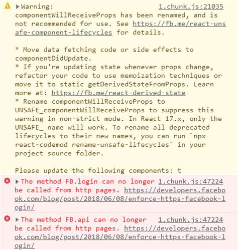 Reactjs React Facebook Login With Lifecycle Problem Stack Overflow
