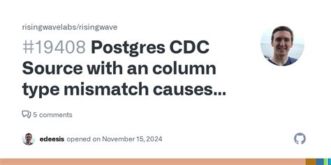 Postgres Cdc Source With An Column Type Mismatch Causes The Compute Node To Fail · Issue 19408