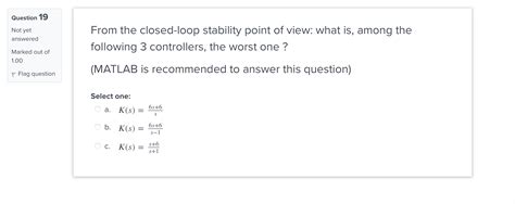 Solved Information P Flag Question Now A Disturbance P Chegg Com