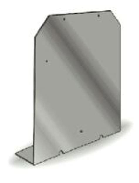 Dot Placard Aluminum Bracket