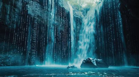 Binary Waterfall Images Free Download On Freepik