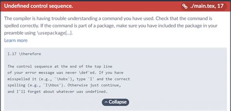 No Therefore Symbol Using Overleaf R Latex