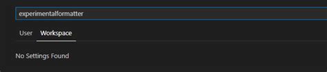 `ruffenableexperimentalformatter` Cannot Be Set In Workspace Config