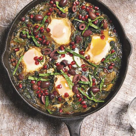 Dina Mackis Spinach And Coconut Shakshuka Recipe Spinneys Uae