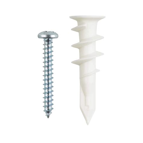 Nylon Plastic Dry Wall Anchor Self Drilling Drywall Anchors With Screws