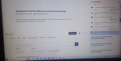 Anisha Saini On Linkedin Dataanalysis Bootcamp Learningjourney Statistics Ttest Anova