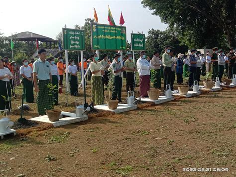 ဝိုင်းမော်မြို့နယ်တွင် ၂၀၂၂ ခုနှစ်၊ မိုးရာသီအကြို စုပေါင်းသစ်ပင်စိုက်ပ