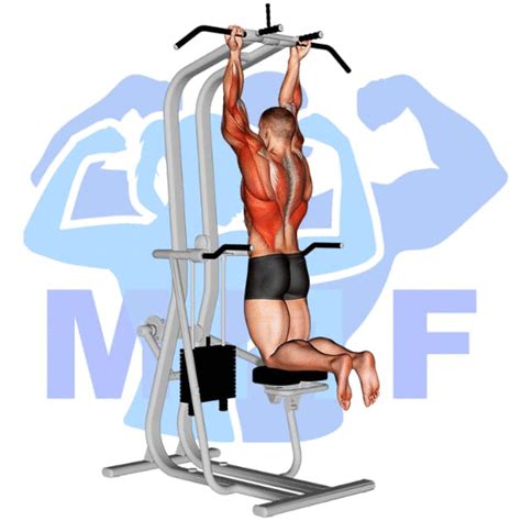 Assisted Wide Grip Pull Up