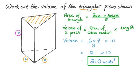 Calculate The Volume Of A Triangle Calculate The Volume Of A Triangle