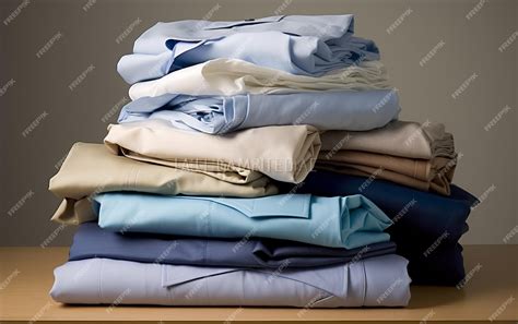 Premium Photo Pile Of Ironed Clothes