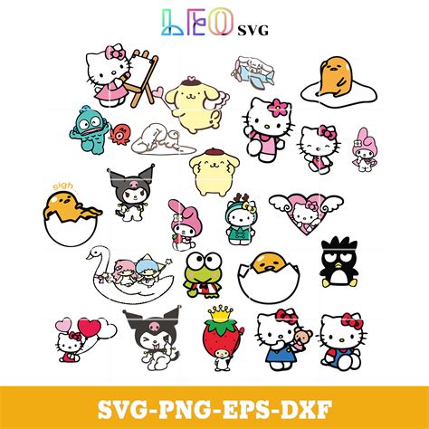 Drawings Of Hello Kitty And Friends At William Woodard Blog