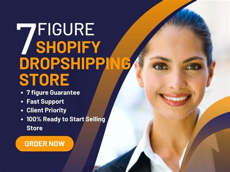 7 Figure Shopify Dropshipping Store Shopify Website Digital Product Store Upwork