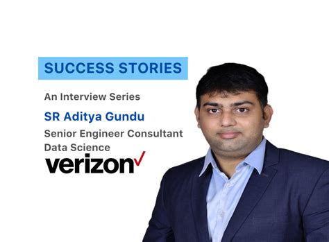 How Aditya Became A Senior Engineer Consultant Data Science At Verizon I Accredian Success Story
