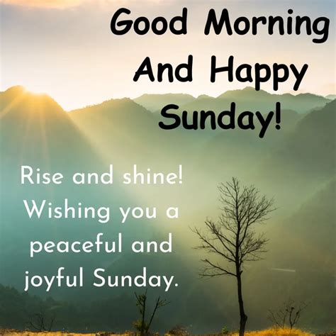 Good Morning Happy Sunday Beautiful Nature Image Wishbyt