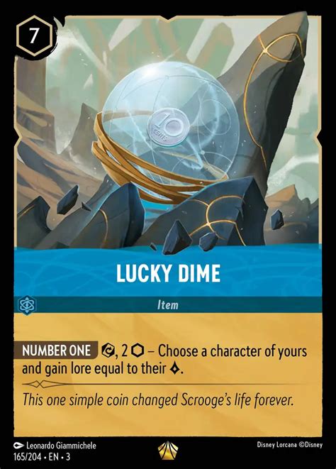 Lucky Dime Lorcana Cards K