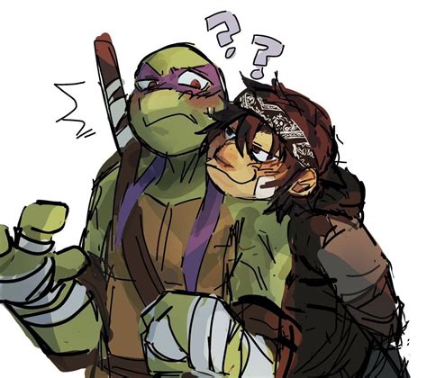 Donnie And Casey 💜🖤 Tmnt Comics Teenage Mutant Ninja Turtles Artwork Teenage Mutant Ninja