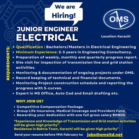 Ambreen Naz On Linkedin Jr Engineer Electrical Were Seeking A Jr Engineer Electrical