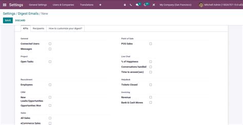 Ch166 Periodic Digest Emails Emails Odoo 15 Development Book