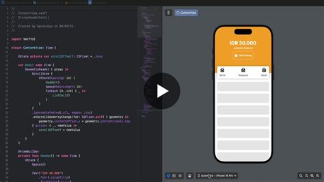How To Create A Sticky Header In Swiftui Agus Cahyono Posted On The Topic Linkedin