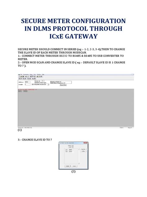 Secure Meeter Configuration In Dlms Protocol Pdf Computer Standards