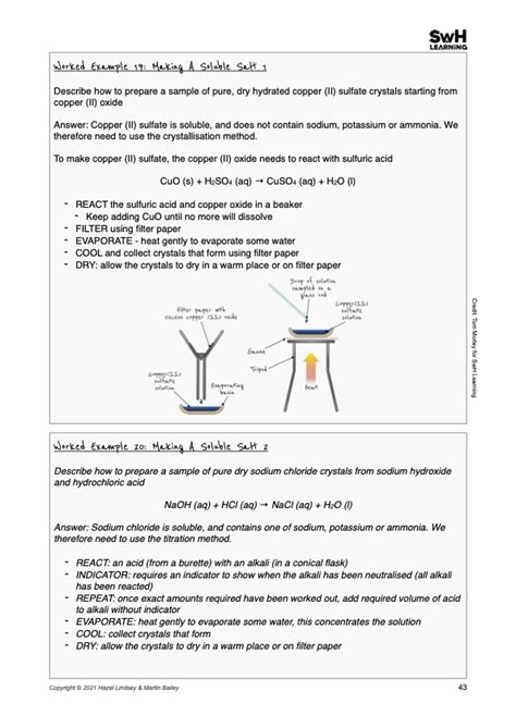 The Perfect Answer Revision Guide Edexcel IGCSE Chemistry Triple Award Individual