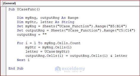 How To Use Vba In Excel To Capitalize All Letters 4 Examples