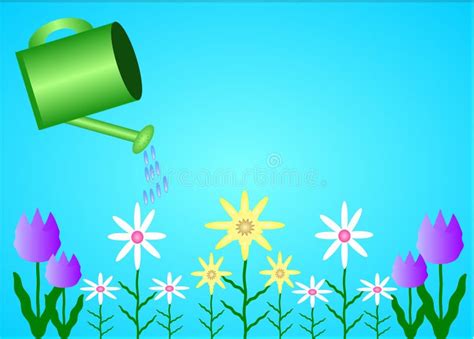 Spring Garden Stock Illustration Illustration Of Summer 619947