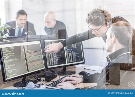 Startup Business Problem Solving Software Developers Working On