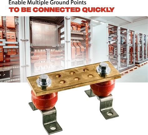 Copper Bus Bar 6 Ground Bar Grounding Kit Australia Ubuy