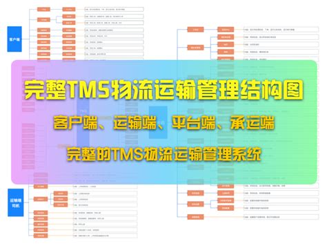 完整版tms物流运输管理系统结构图