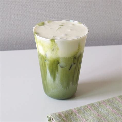 말차크림라떼 만들기