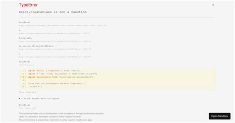 React Native Geolocation Examples Codesandbox