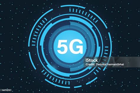 5g New Wireless Internet Wifi Connection Big Data Binary Code Flow