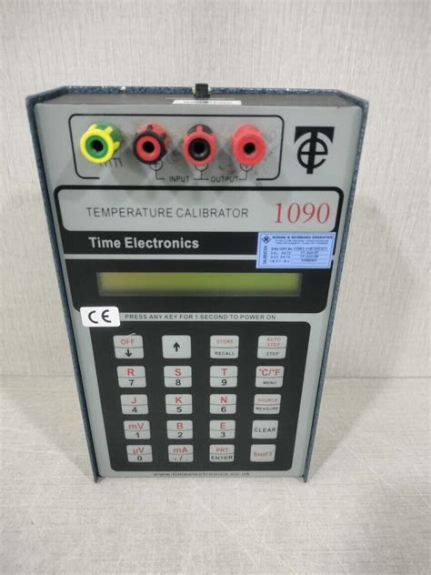 Used Time Electronics Temperature Portable Calibrator 1090 Tried